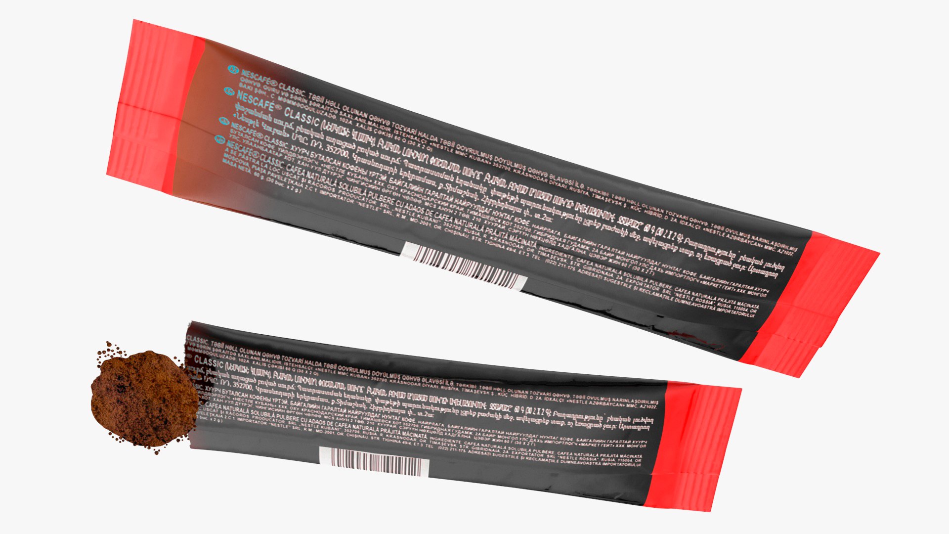 3D Nescafe Cappuccino Stick - TurboSquid 2158676