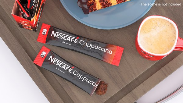 modelo 3d Nescafé Capuchino Stick - TurboSquid 2158676