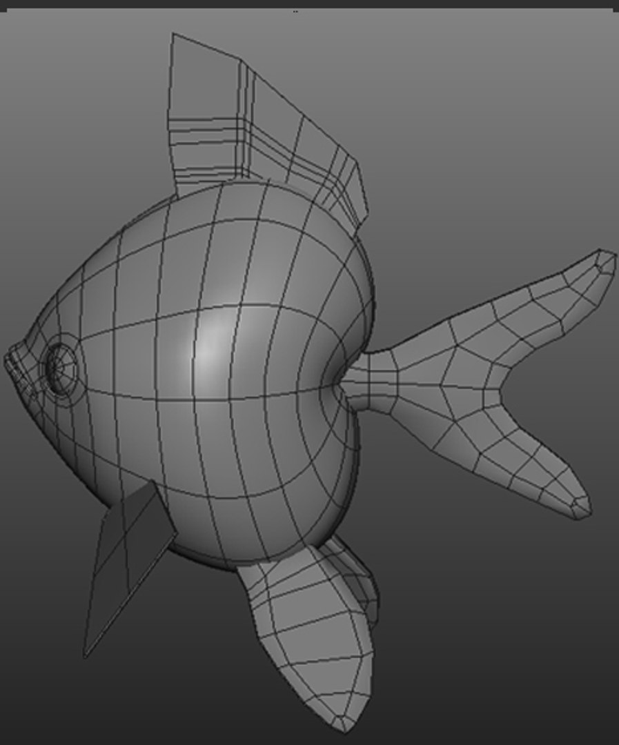 3d Model Shaped Fish