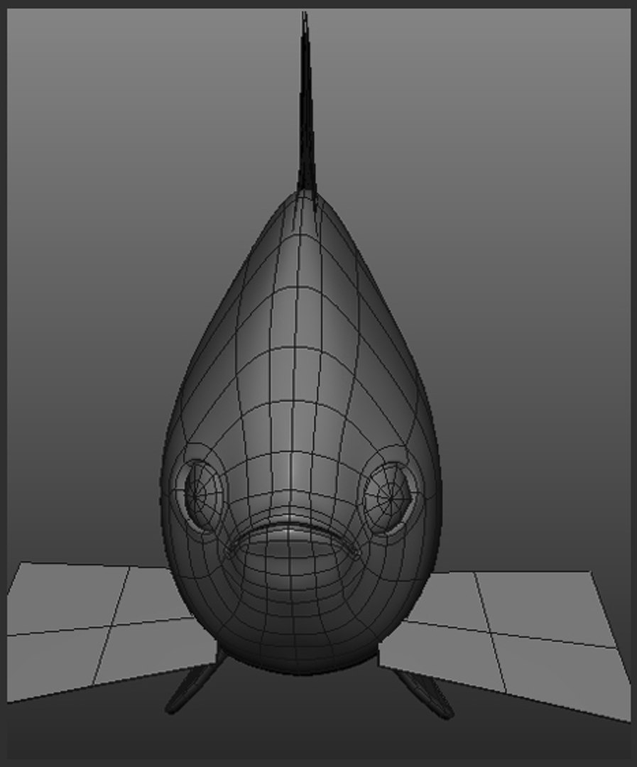 3d Model Shaped Fish