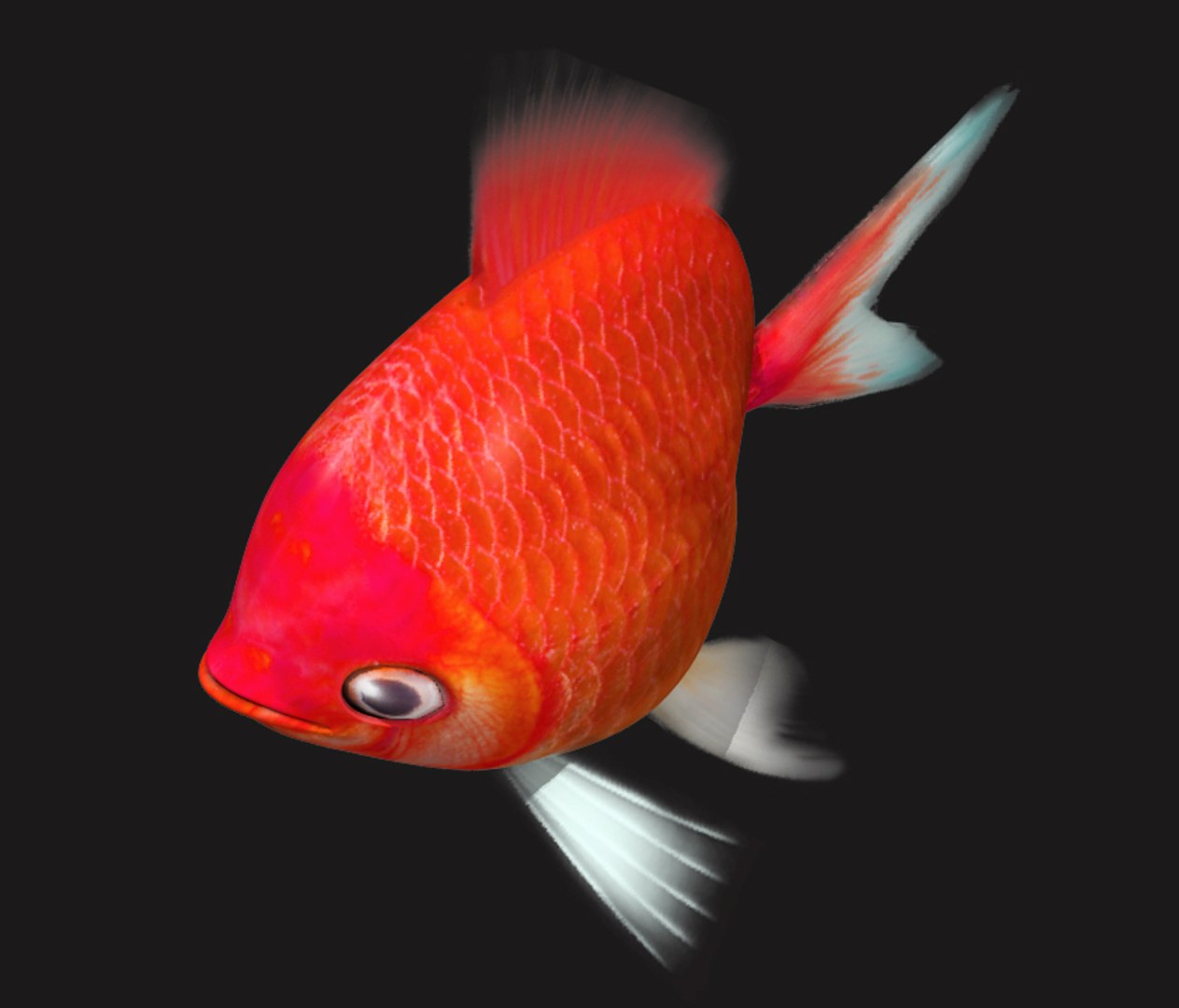 3d Model Shaped Fish
