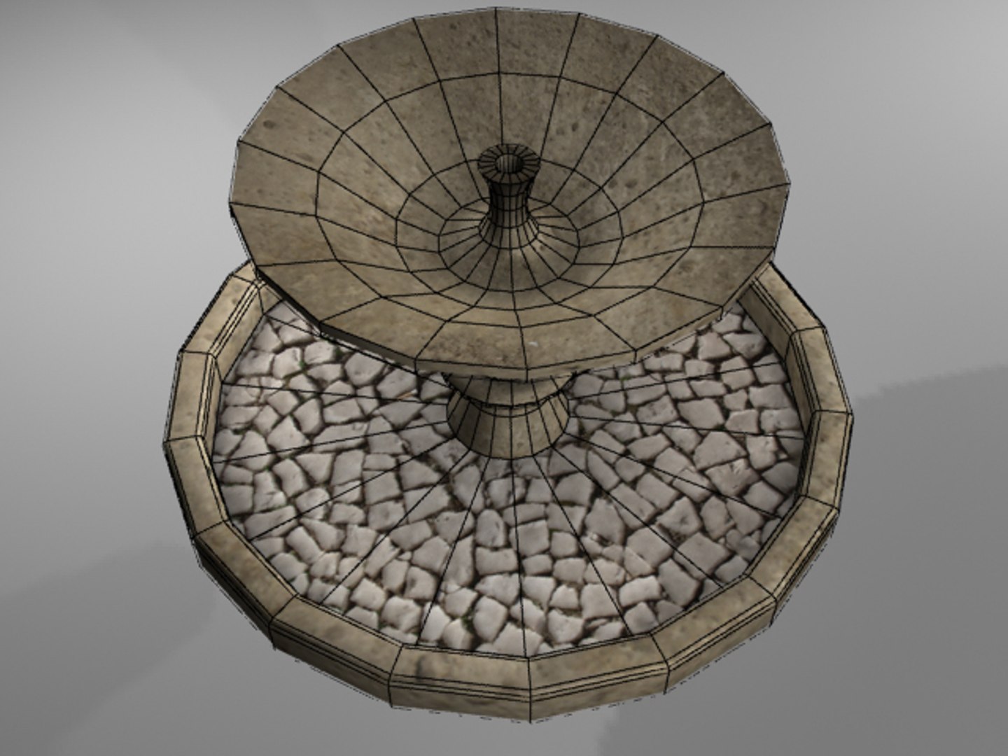 Free Fountain 3d Model