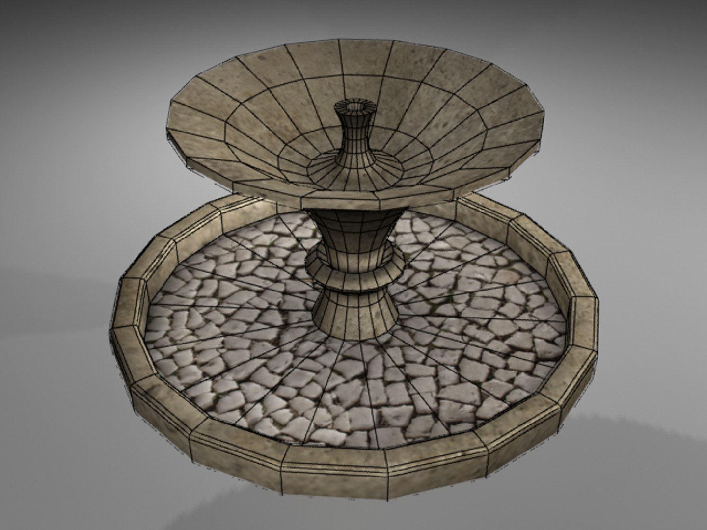 Free Fountain 3d Model