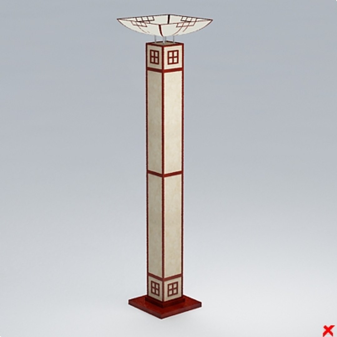 3d lamp standing