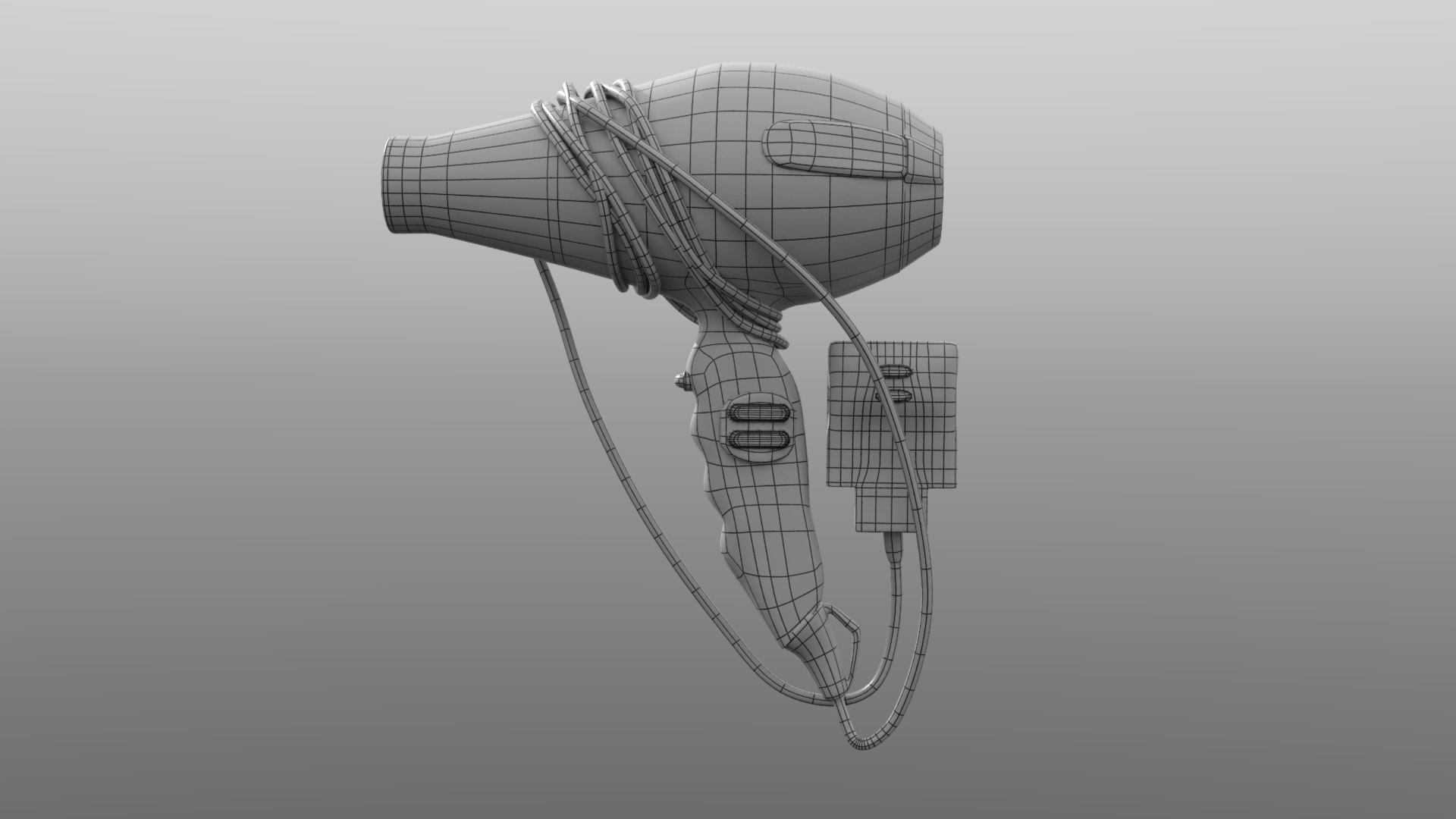 3D Hair Dryer Model - TurboSquid 2194564