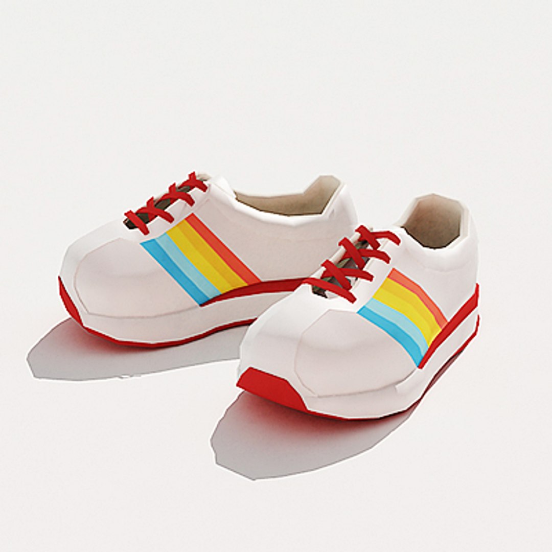 3d Kids Shoes Model
