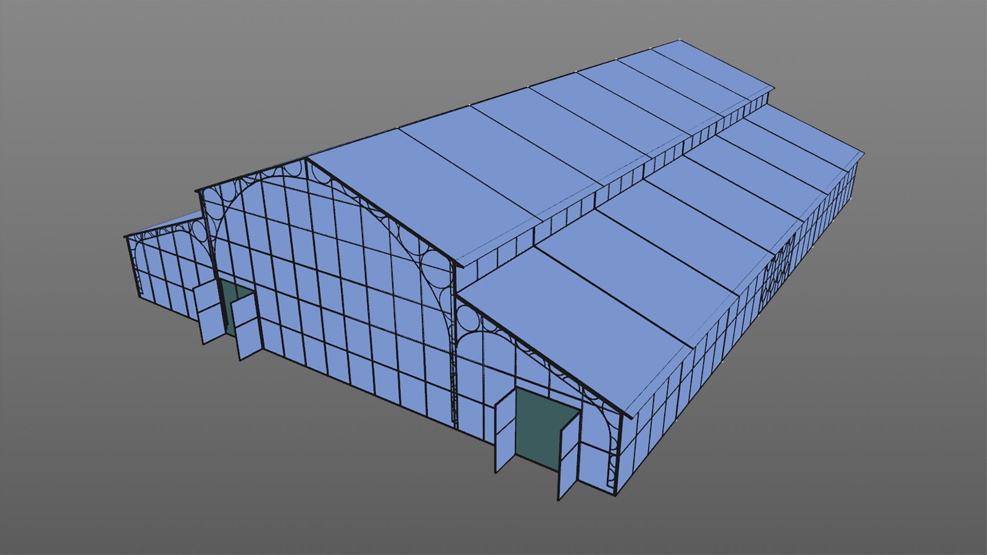 Glass Marquee 3D Model - TurboSquid 1687427