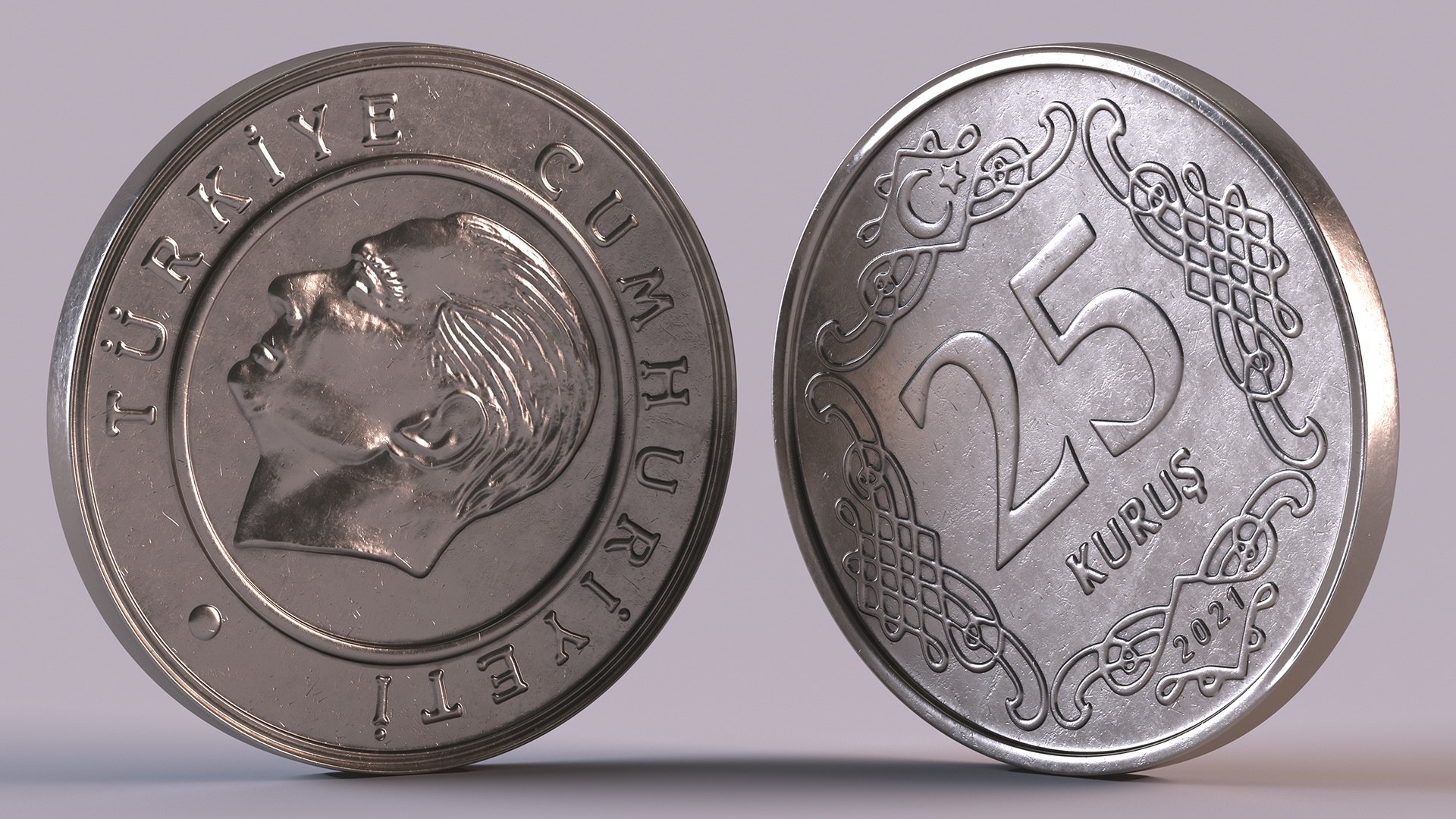 Turkey Coins Collection 2 3D model - TurboSquid 2006800