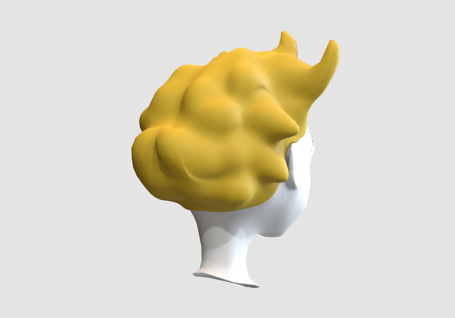 Short Messy Hairstyle 3D Model - TurboSquid 1929954