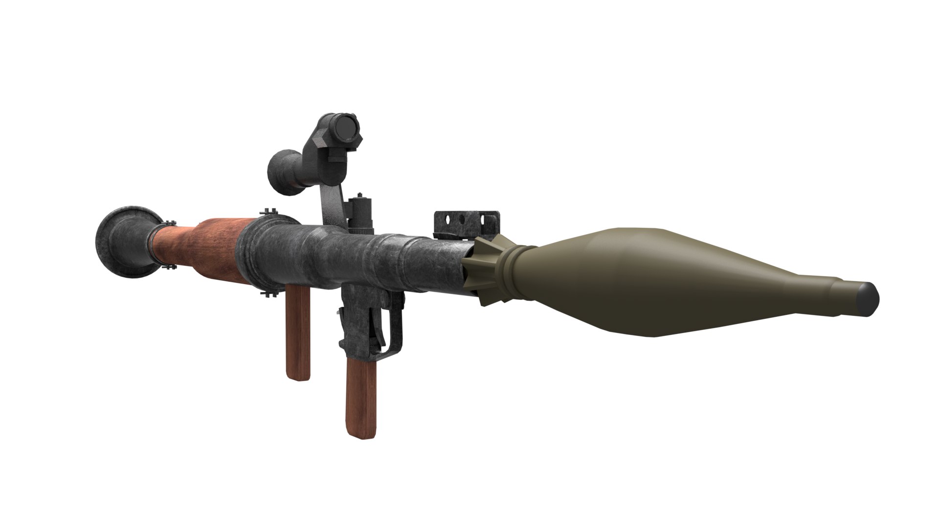 Old Rpg-7 Optical Sight Model - TurboSquid 1271744