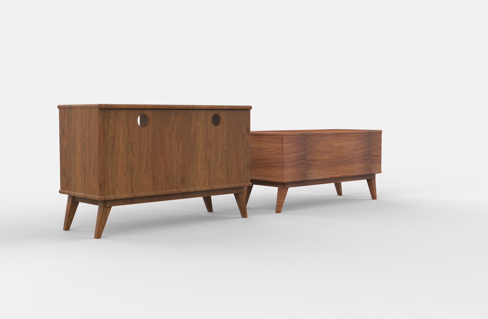 Low Bookcase 3D Model 3D Model - TurboSquid 2506350