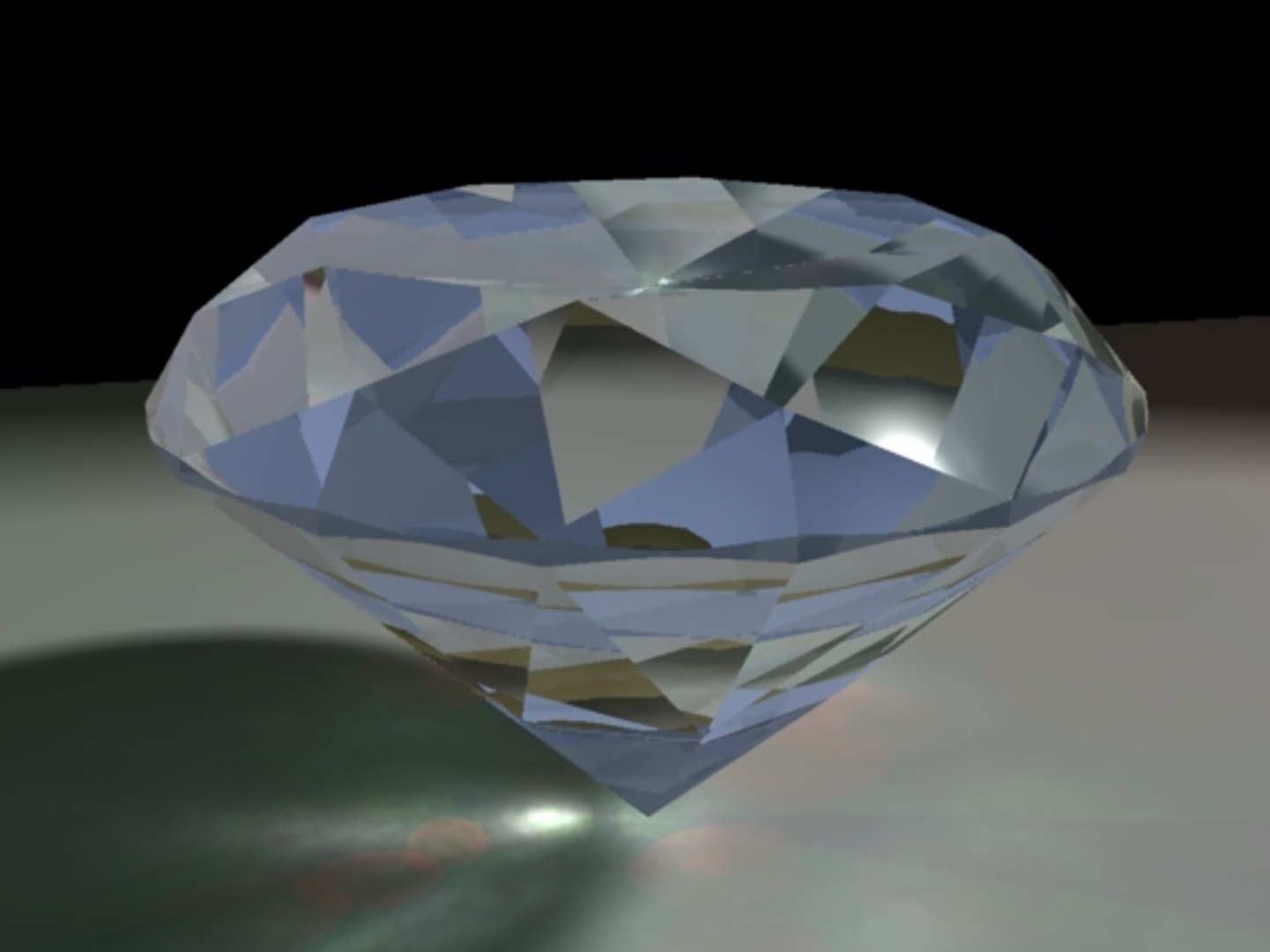 diamond jewel ring 3d dxf