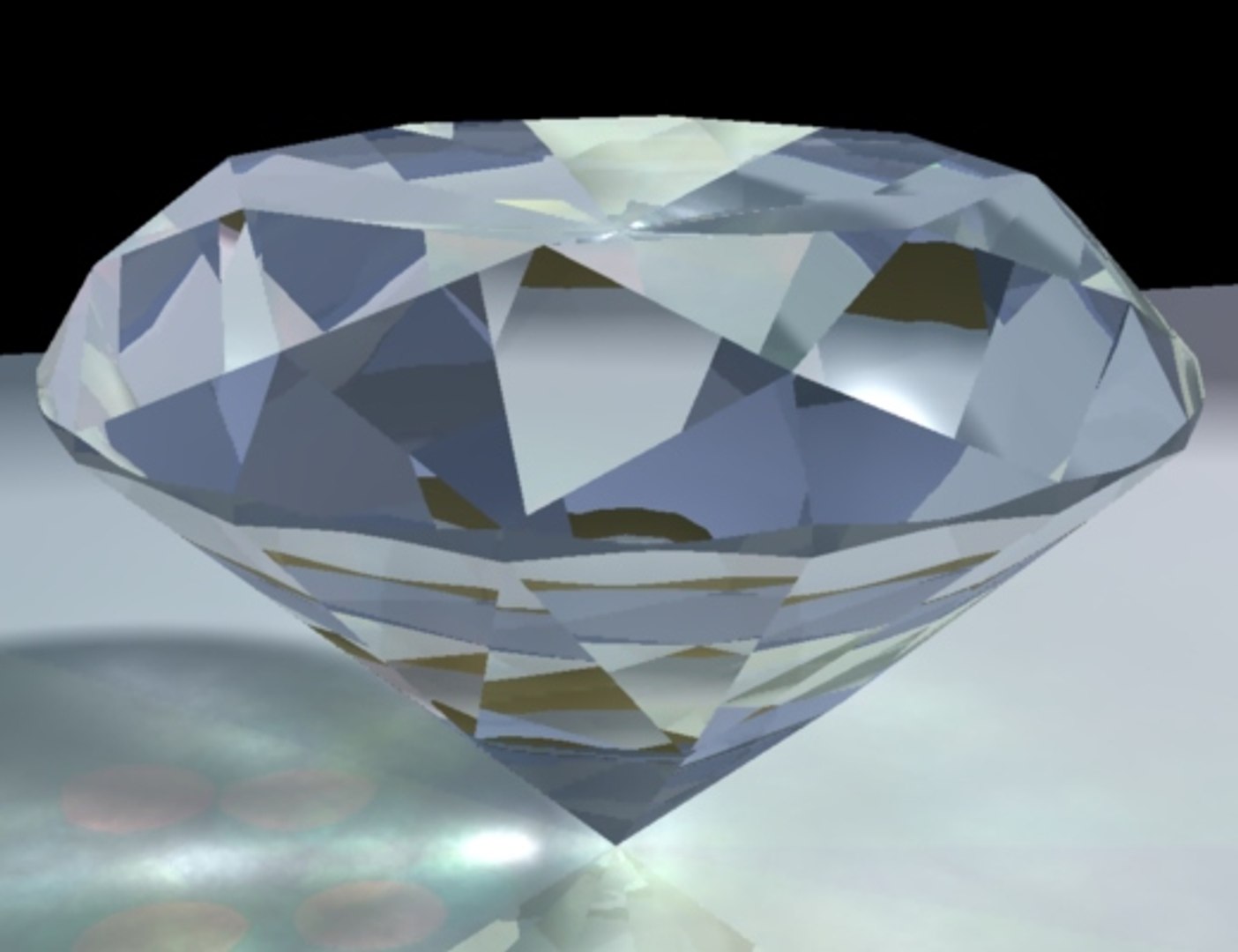 diamond jewel ring 3d dxf