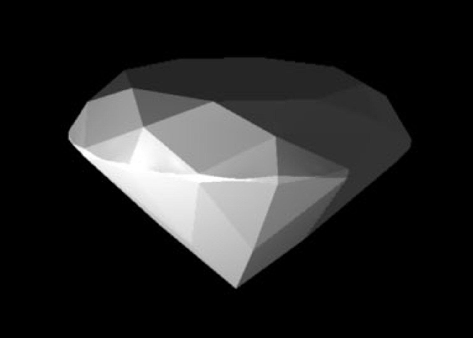 diamond jewel ring 3d dxf