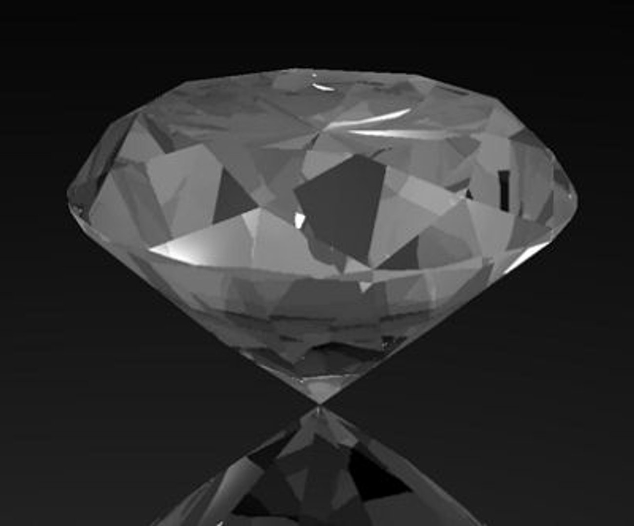 diamond jewel ring 3d dxf