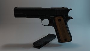 Free 3D M1911 Models - Available For Download On TurboSquid