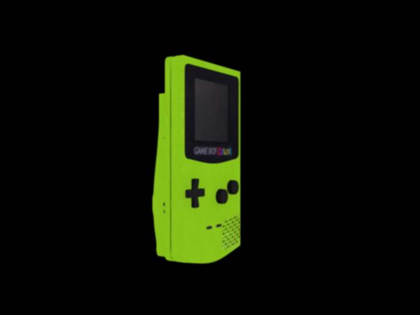 free green gameboy 3d model