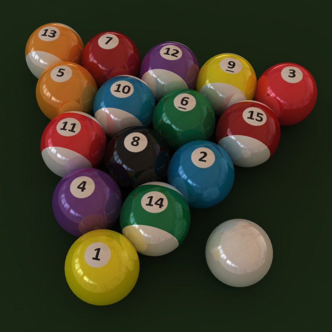 Obj Pool Balls