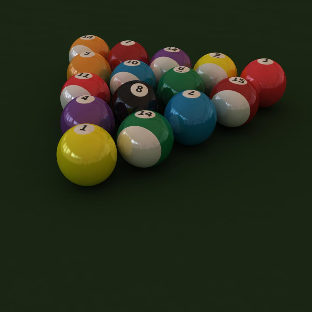 Obj Pool Balls