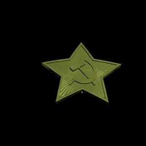 soviet red star max7 3d model