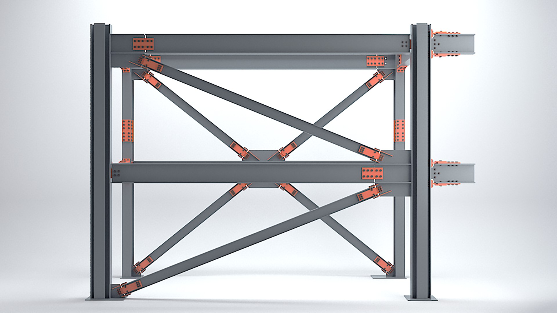 3D Steel Structure Model - TurboSquid 2240731