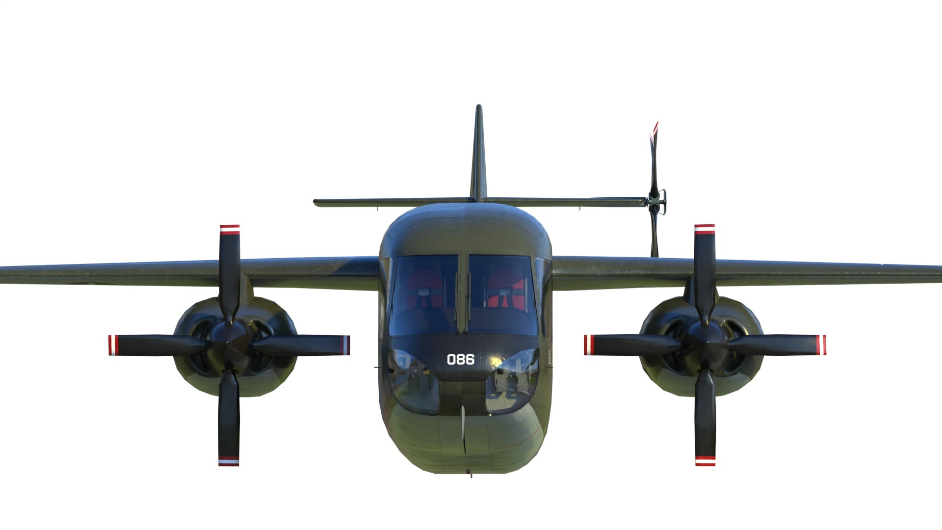 3D Model Lockheed CL-945 Stowed Rotor Aircraft CARR - TurboSquid 2184169