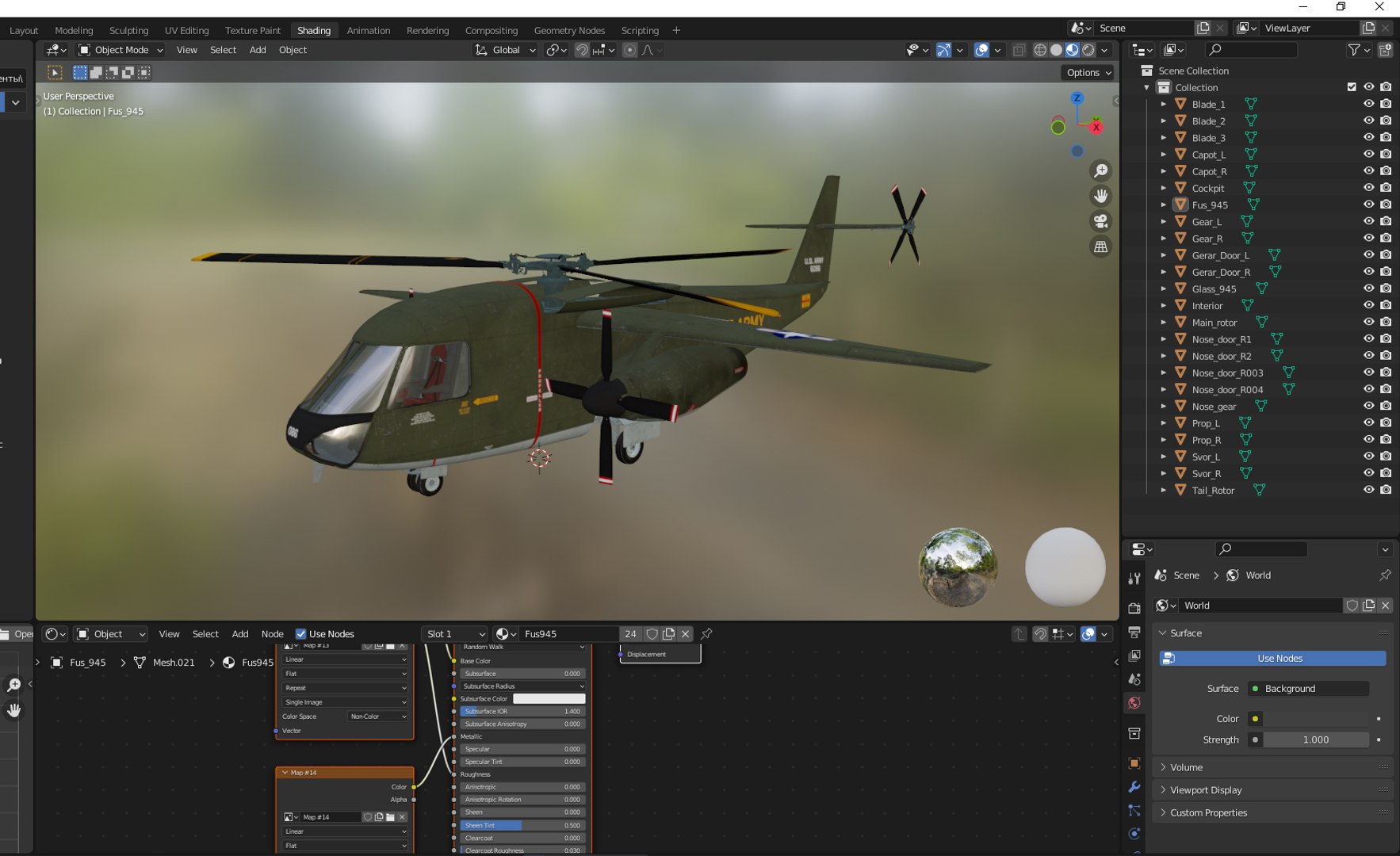 3D Model Lockheed CL-945 Stowed Rotor Aircraft CARR - TurboSquid 2184169