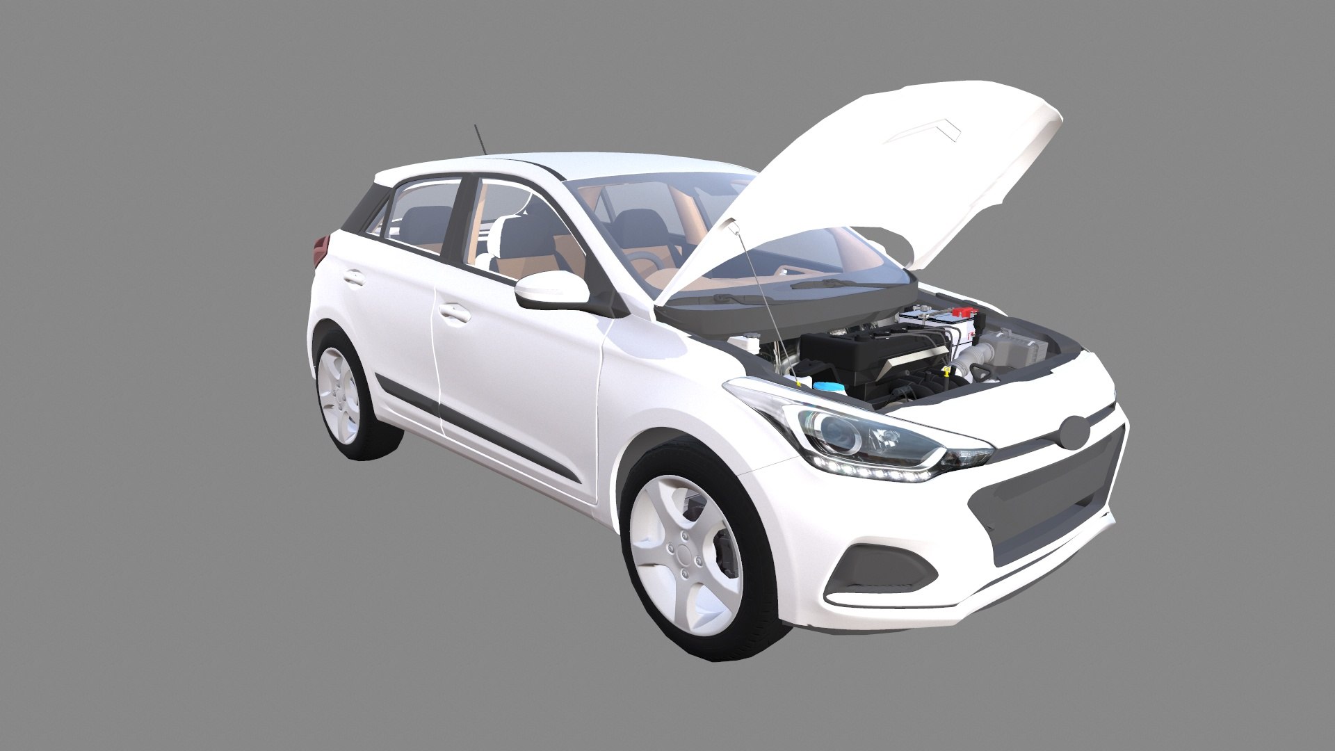 3D Hyundai I20 Asta Model - TurboSquid 2333946