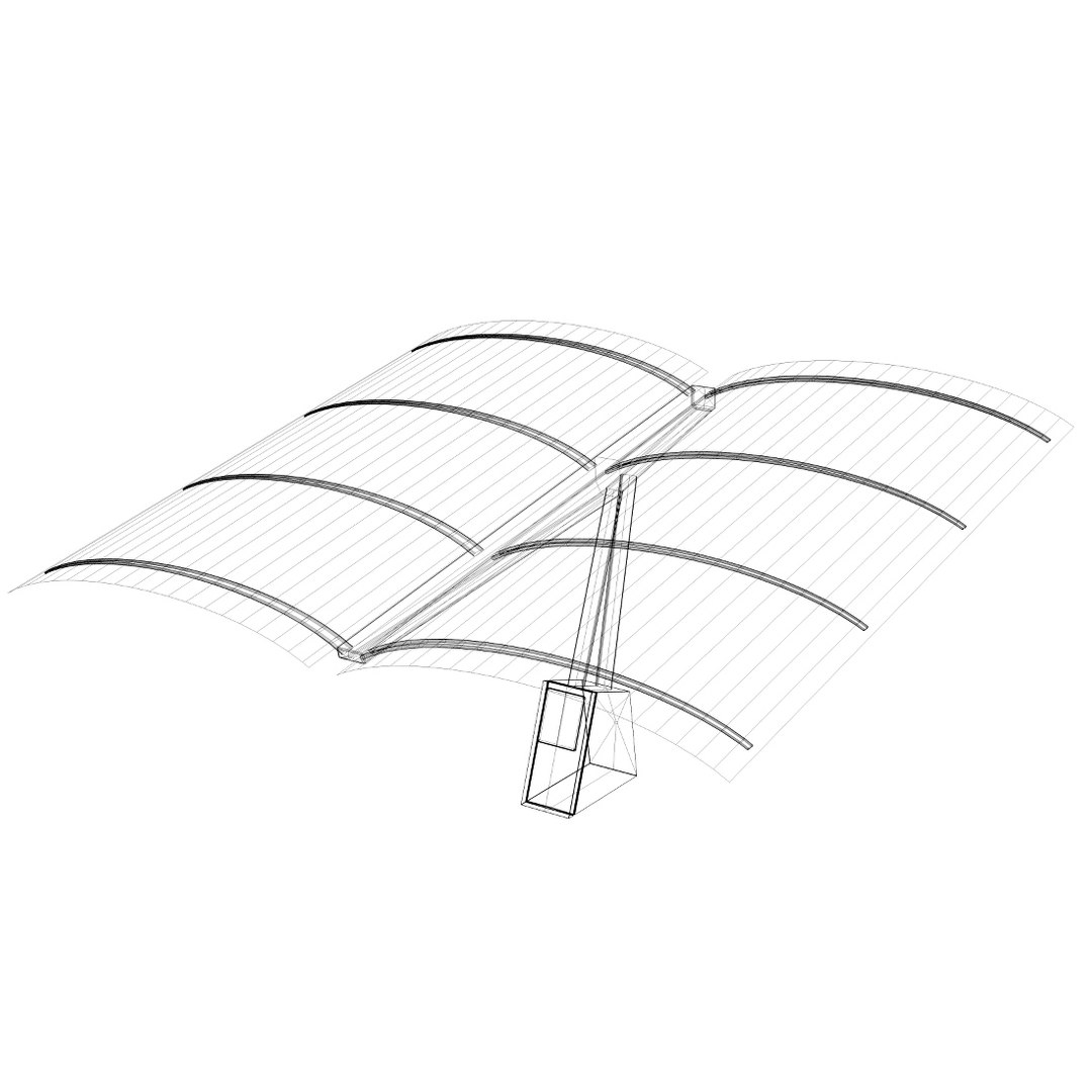 photovoltaic sunshade electric vehicle 3ds