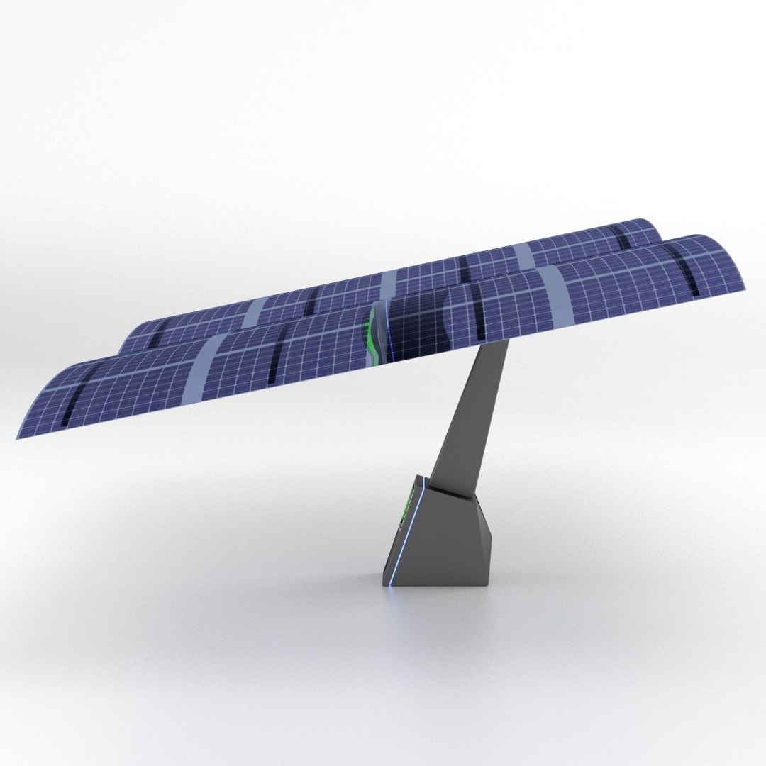 photovoltaic sunshade electric vehicle 3ds