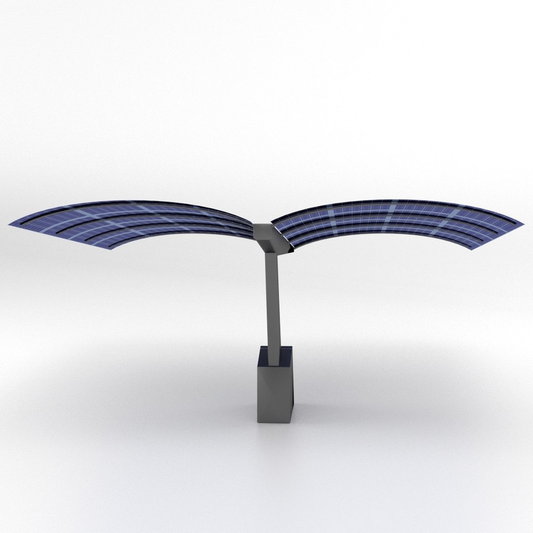 photovoltaic sunshade electric vehicle 3ds
