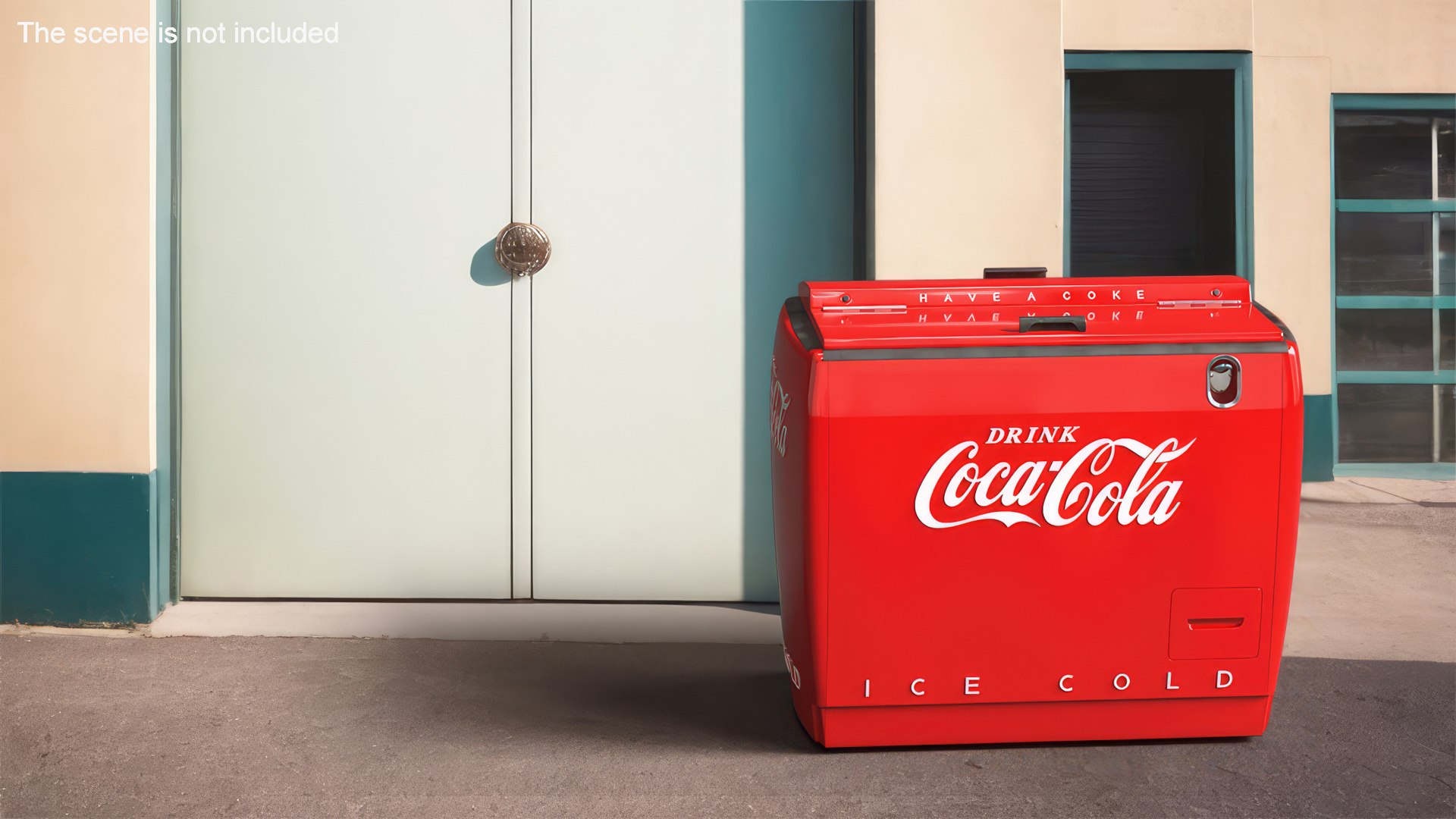3D Vintage Cooler Coca Cola Model - TurboSquid 2248689