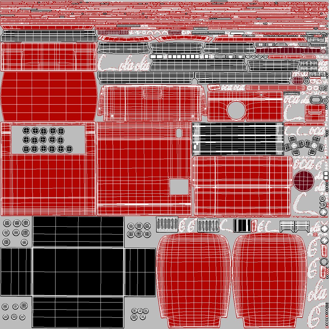 3D Vintage Cooler Coca Cola Model - TurboSquid 2248689
