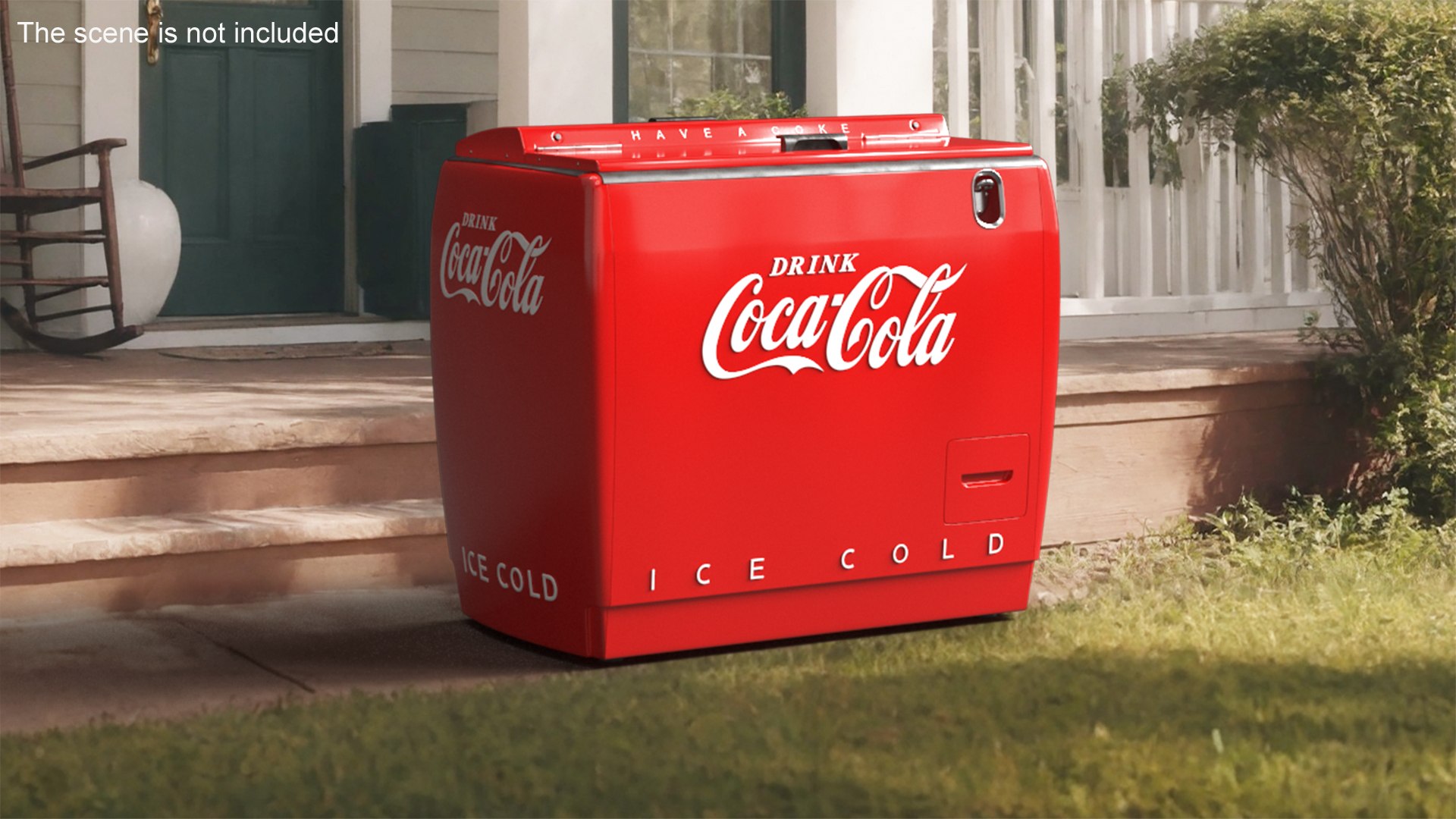 3D Vintage Cooler Coca Cola Model - TurboSquid 2248689