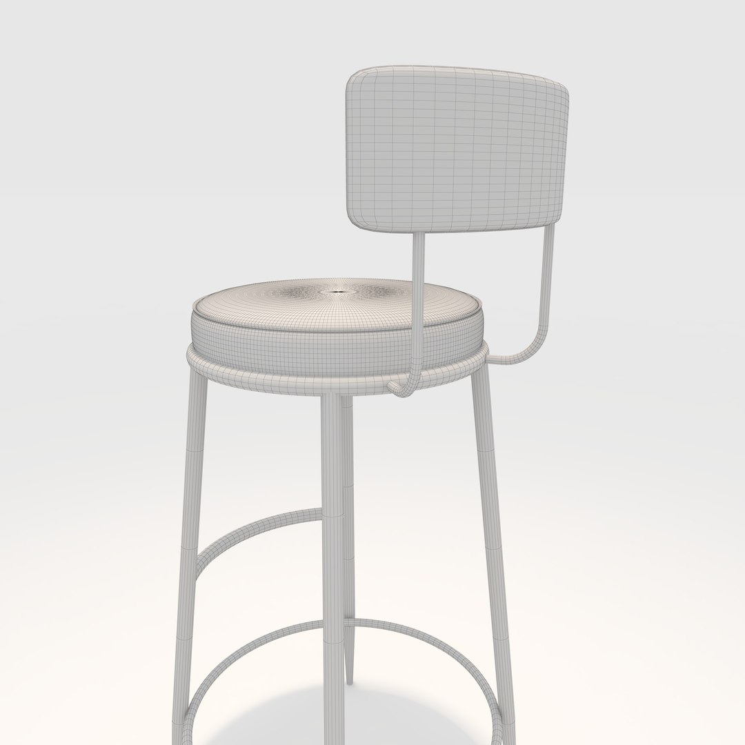 3D Bar Stool 44 - TurboSquid 2324711