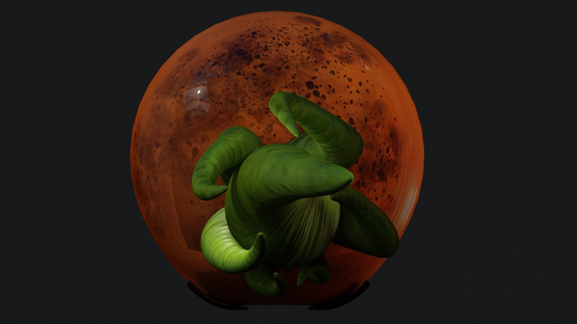 Evil Carrot 3D Model - TurboSquid 1919721