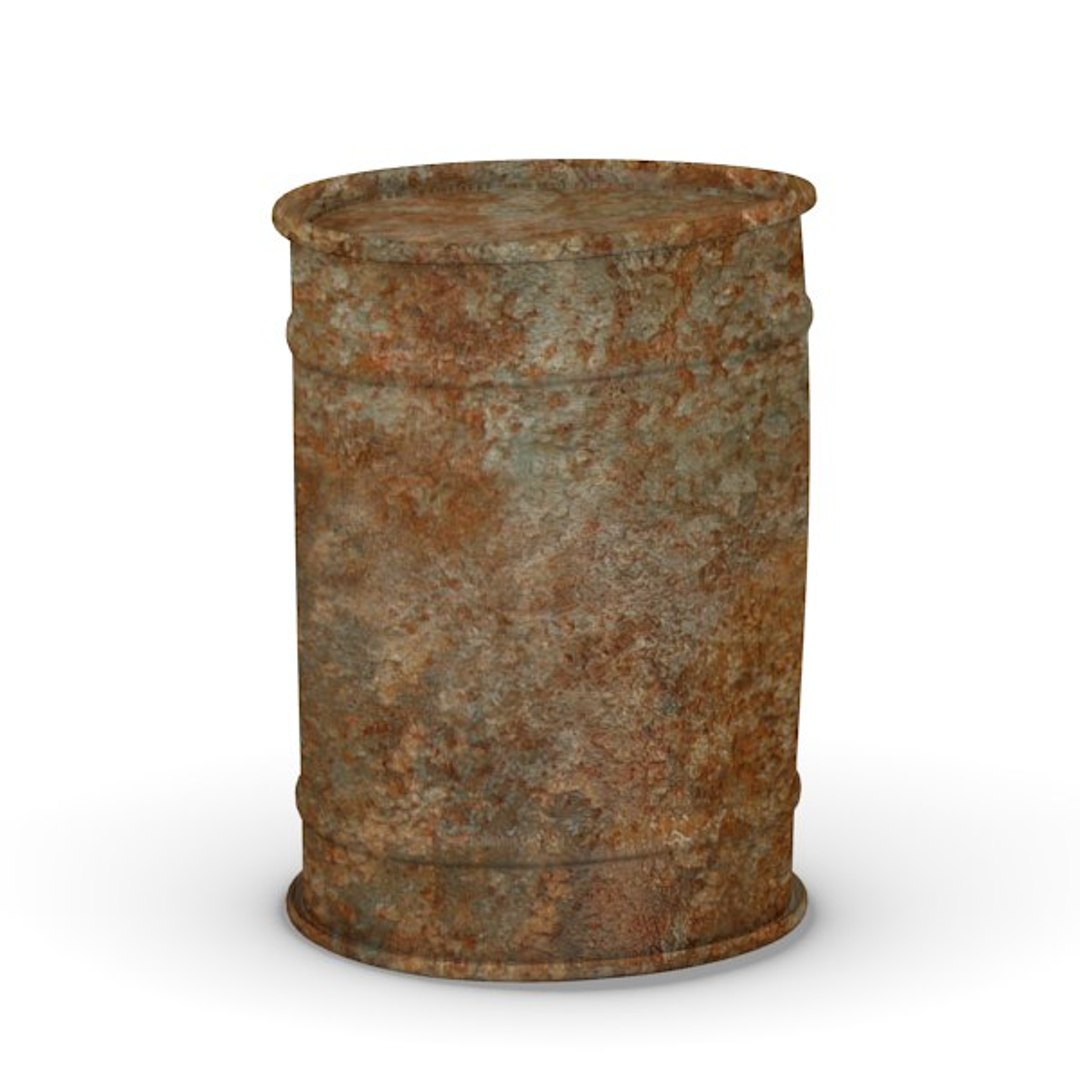 rusty barrels 3d 3ds