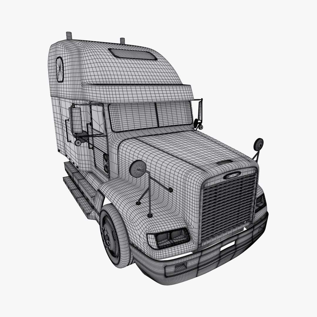 truck cab 3d model
