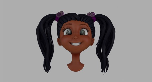 max cartoon girls head face