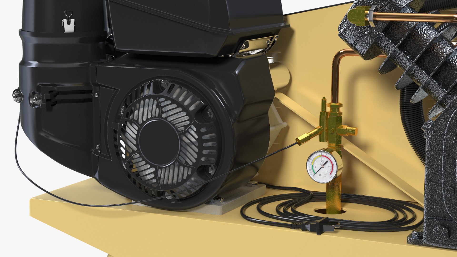 3D Diesel Piston Air Compressor - TurboSquid 2143294