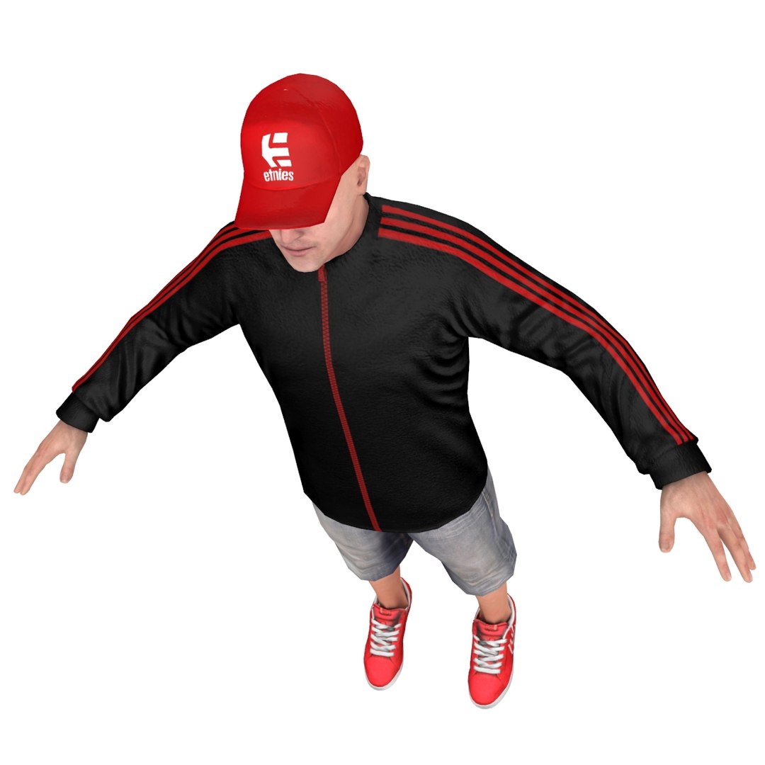 3D Casual Man Cap Model - TurboSquid 1326056