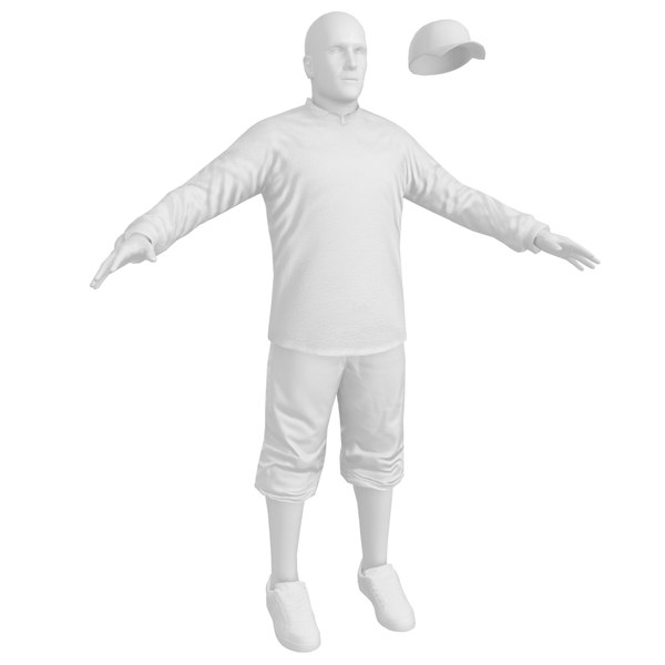 3D casual man cap model - TurboSquid 1326056