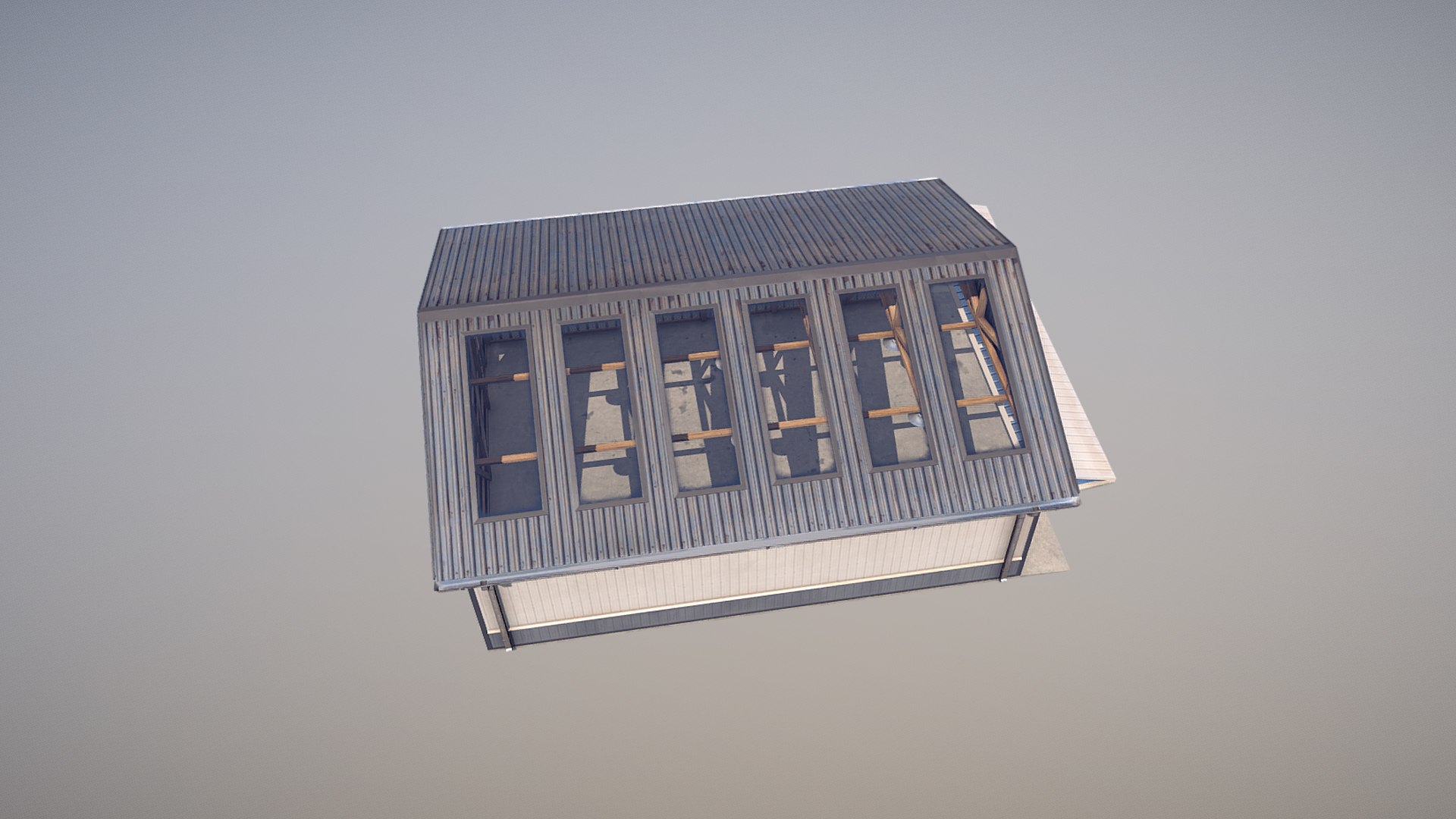 3D Airfield Hangar 12m Vr2 DARK Model - TurboSquid 2090523