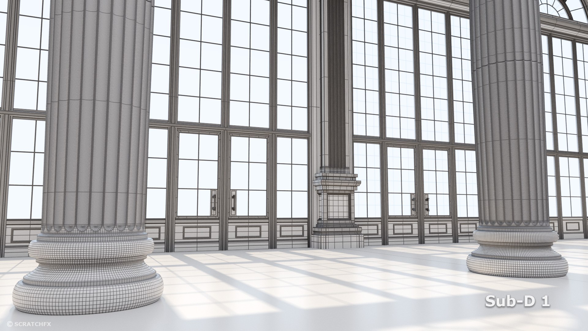 3D Model Ballroom Events Hall - TurboSquid 1563355