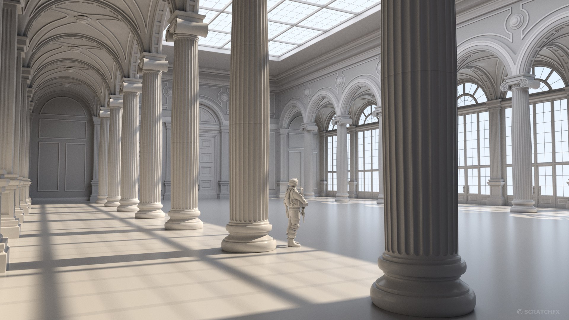 3D Model Ballroom Events Hall - TurboSquid 1563355