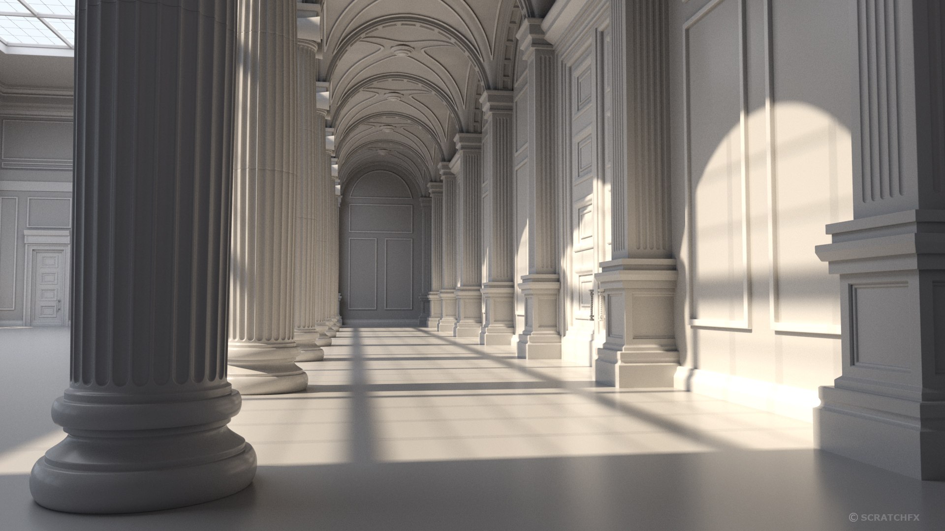 3D Model Ballroom Events Hall - TurboSquid 1563355