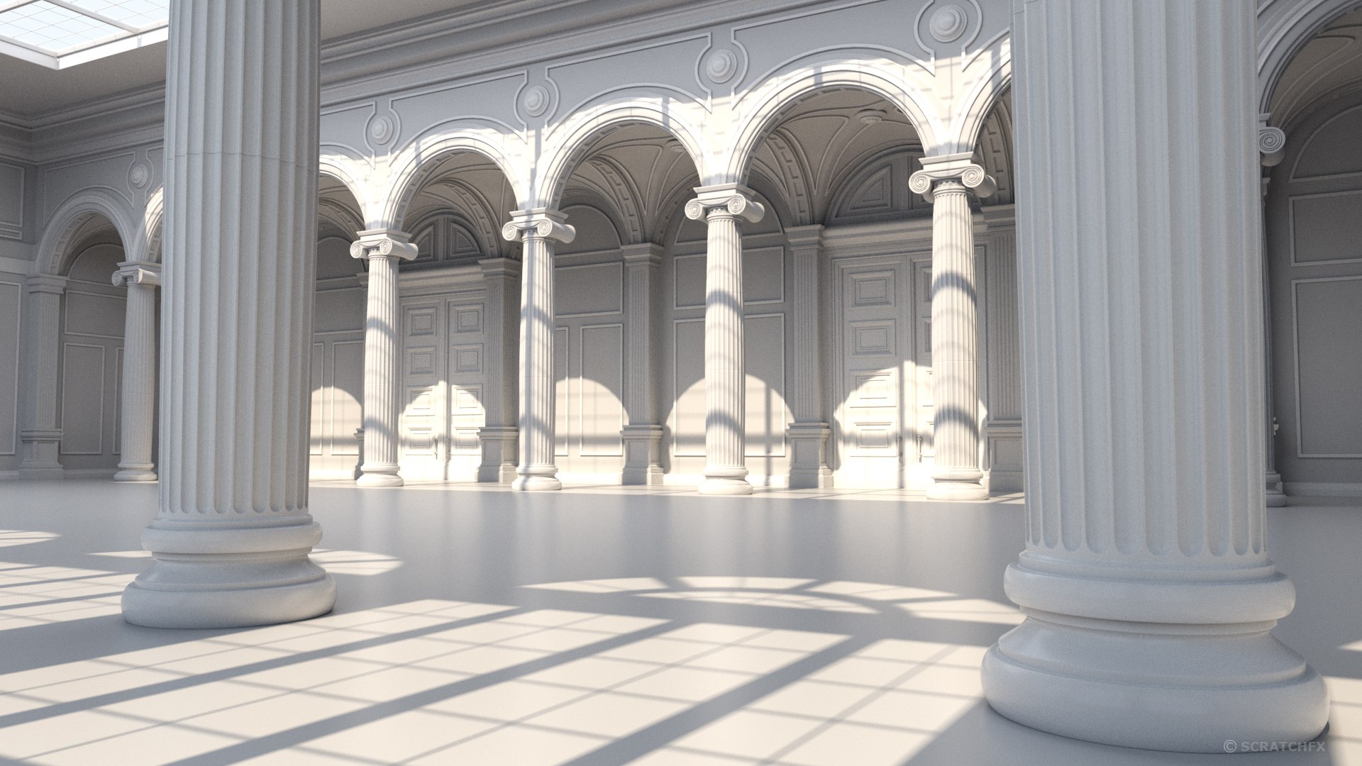 3D Model Ballroom Events Hall - TurboSquid 1563355