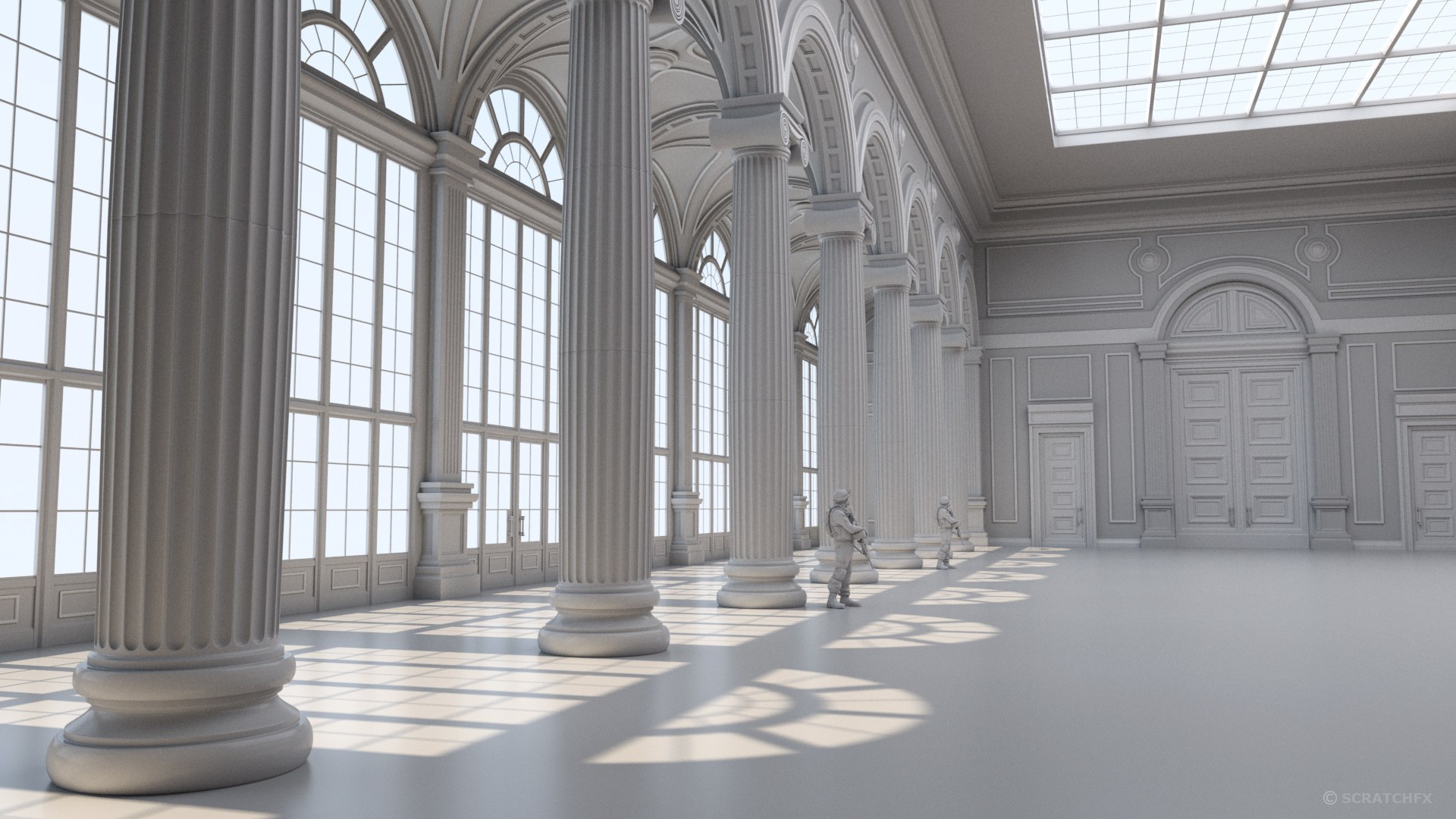 3D Model Ballroom Events Hall - TurboSquid 1563355