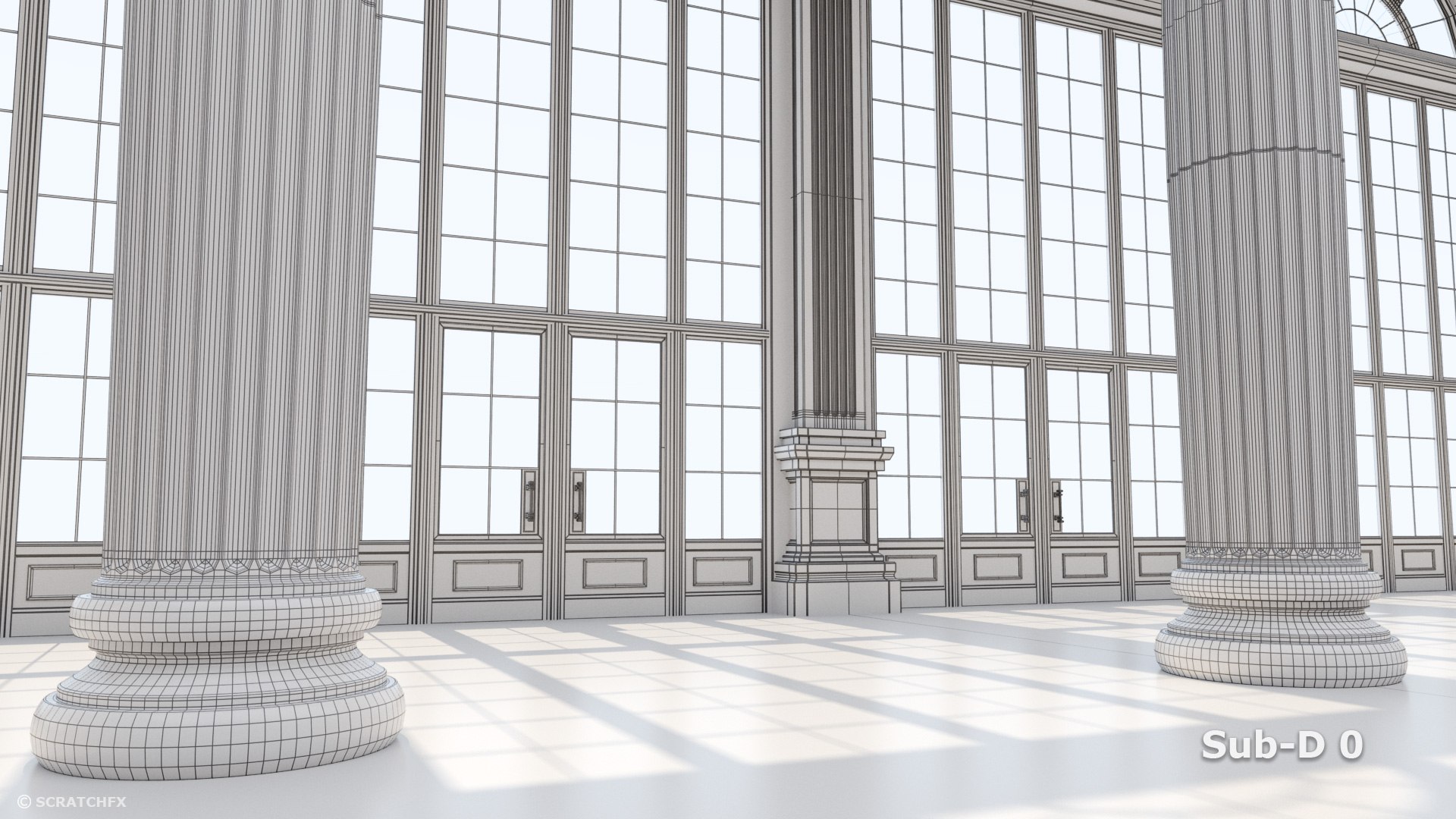3D Model Ballroom Events Hall - TurboSquid 1563355