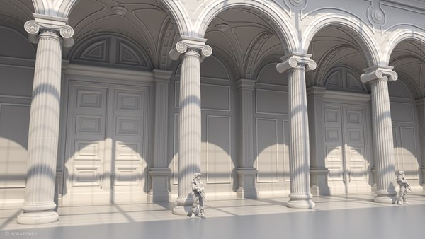 3D model ballroom events hall - TurboSquid 1563355
